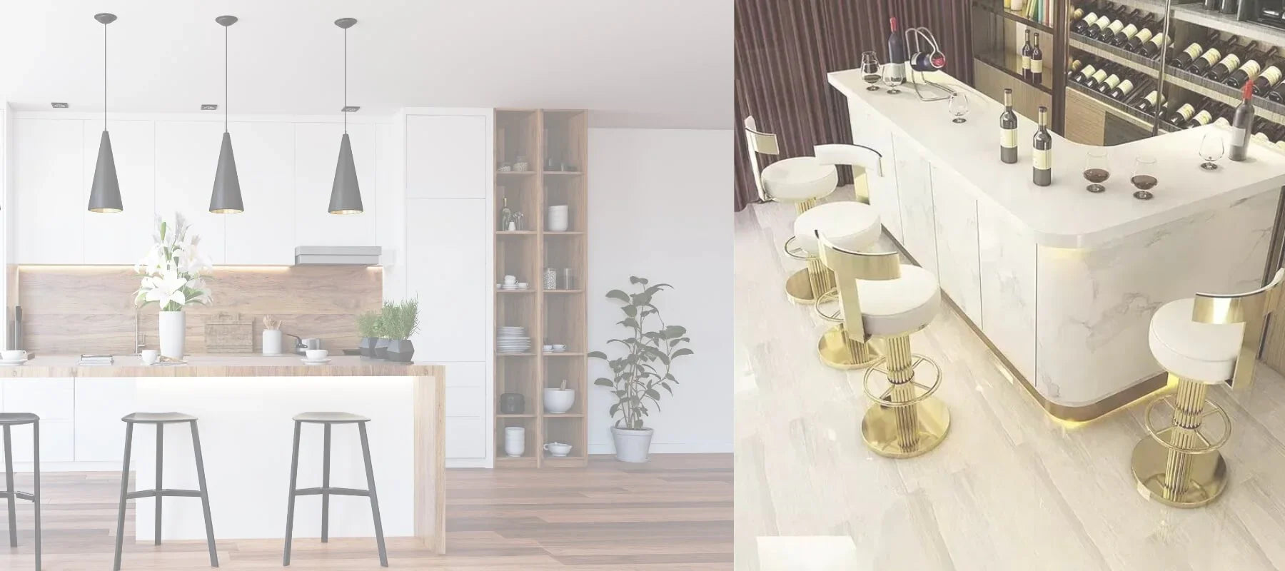 Buy Modern Luxury Bar Stools Elegant Interior