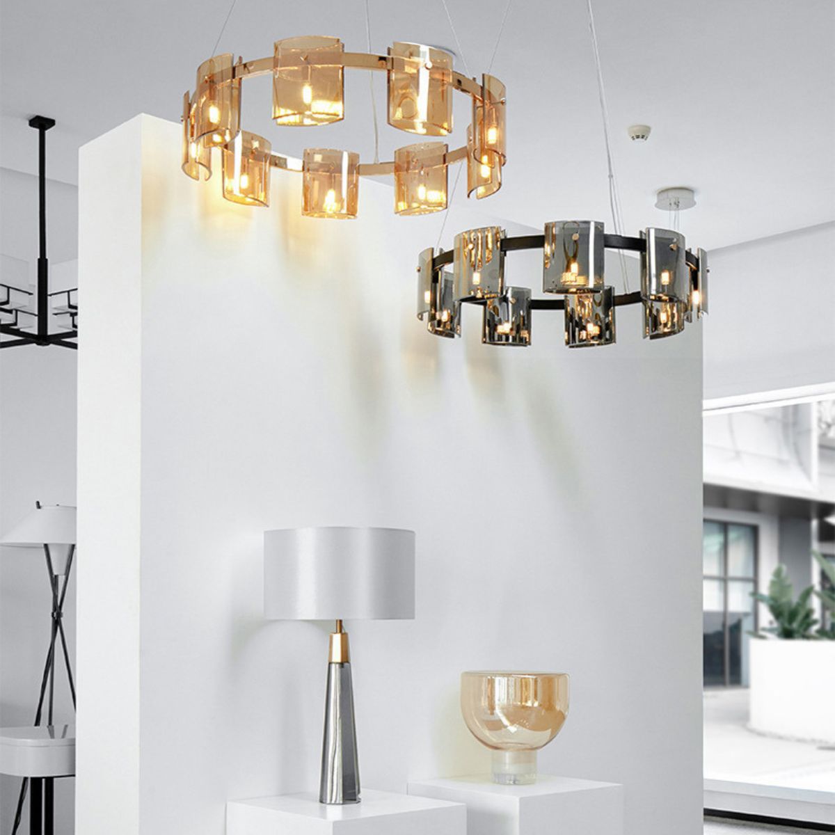 Scintillate Black & Gold Chandelier | Elegant Interior