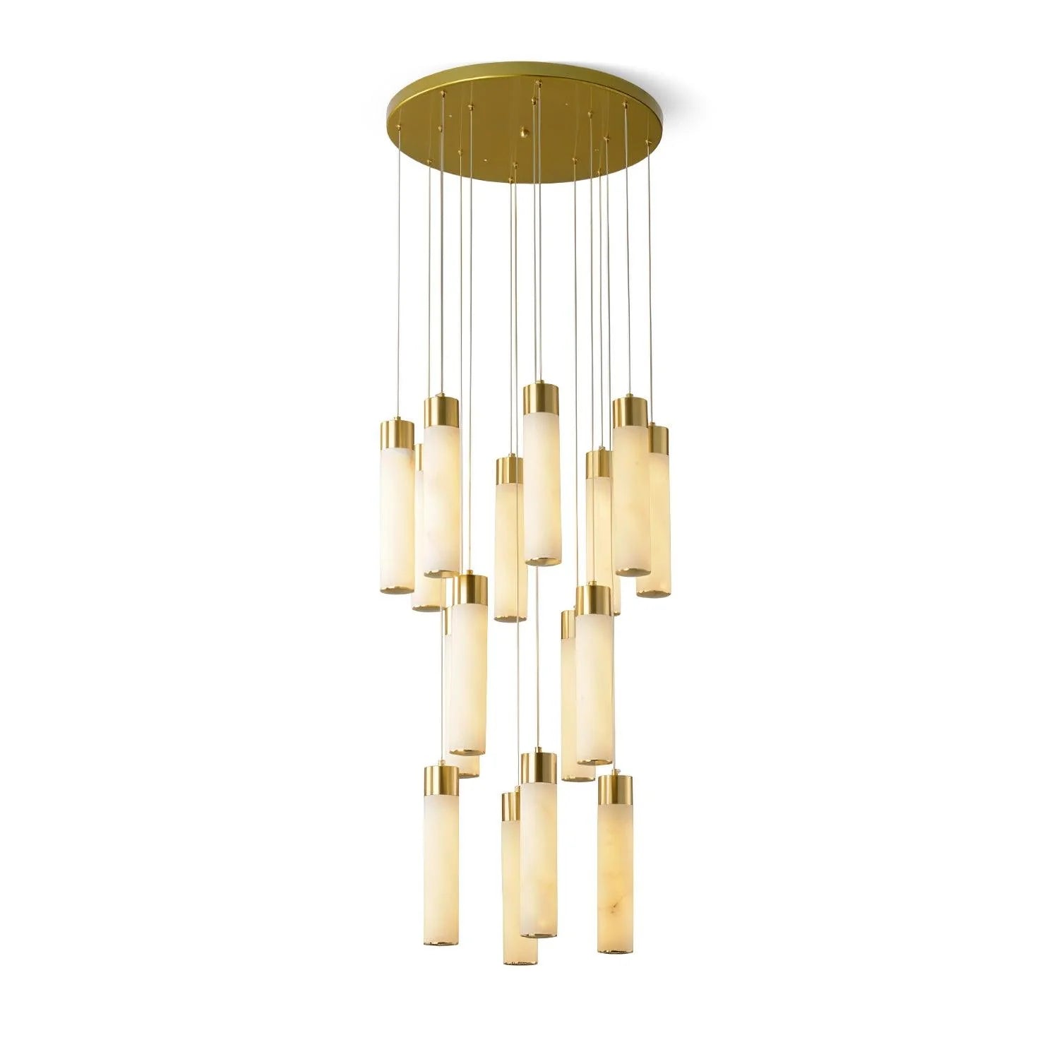 Celestial Alabaster Cascade Chandelier | Elegant Interior