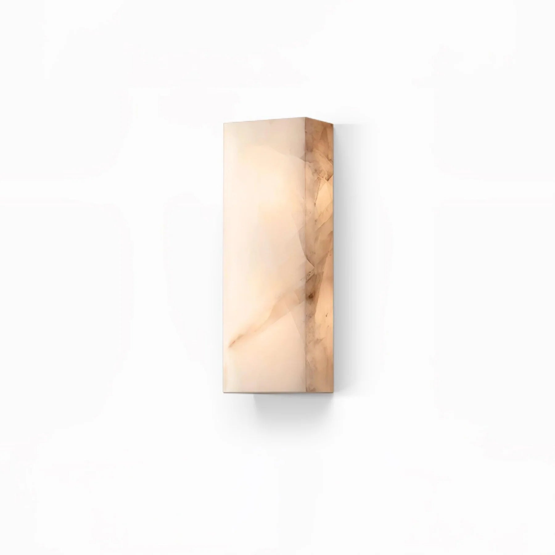 Rectangular Alabaster Wall Sconce | Elegant Interior