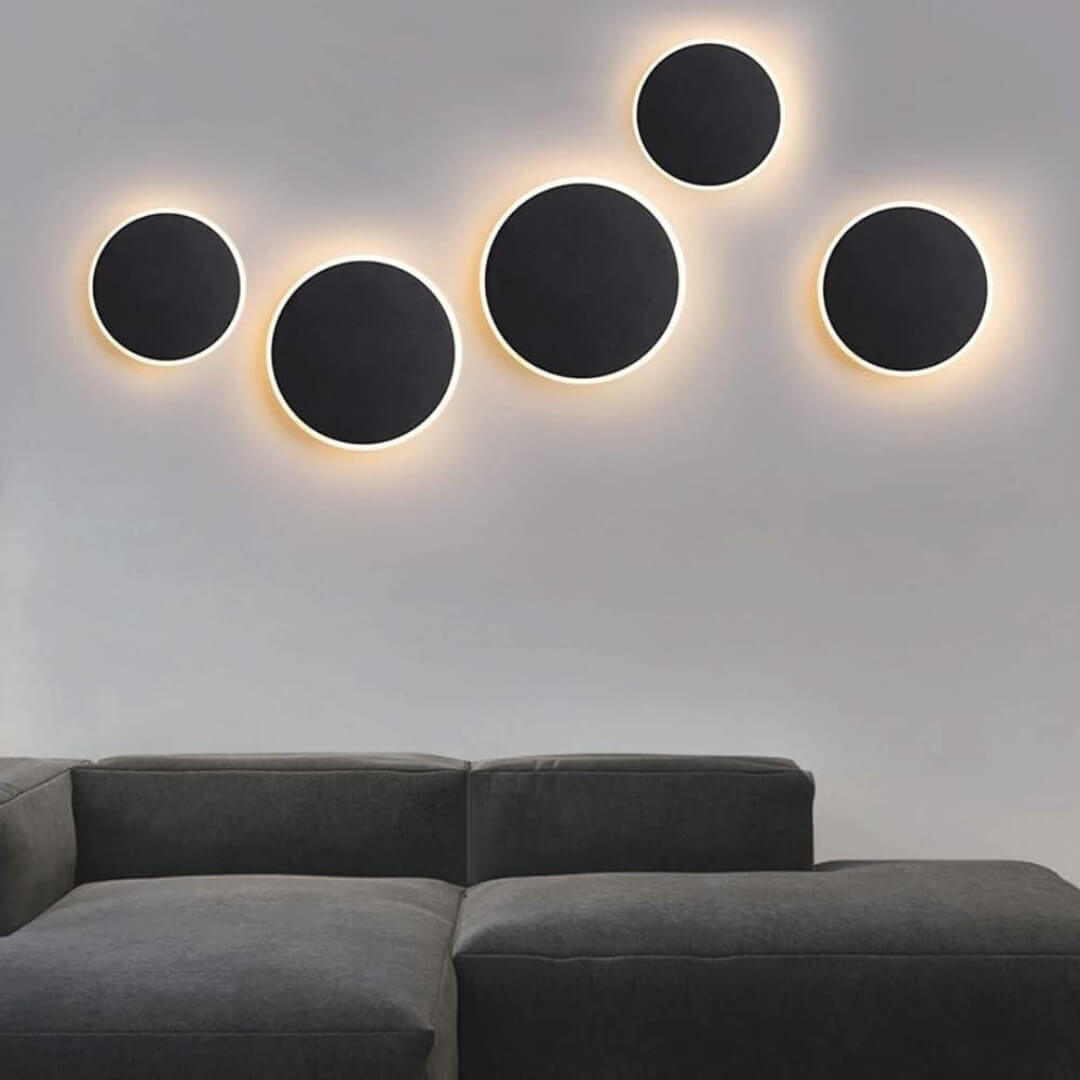 Sleeksphere Round LED Wall Lamp - Modern Wall Lighting 3CCT – Elegant ...