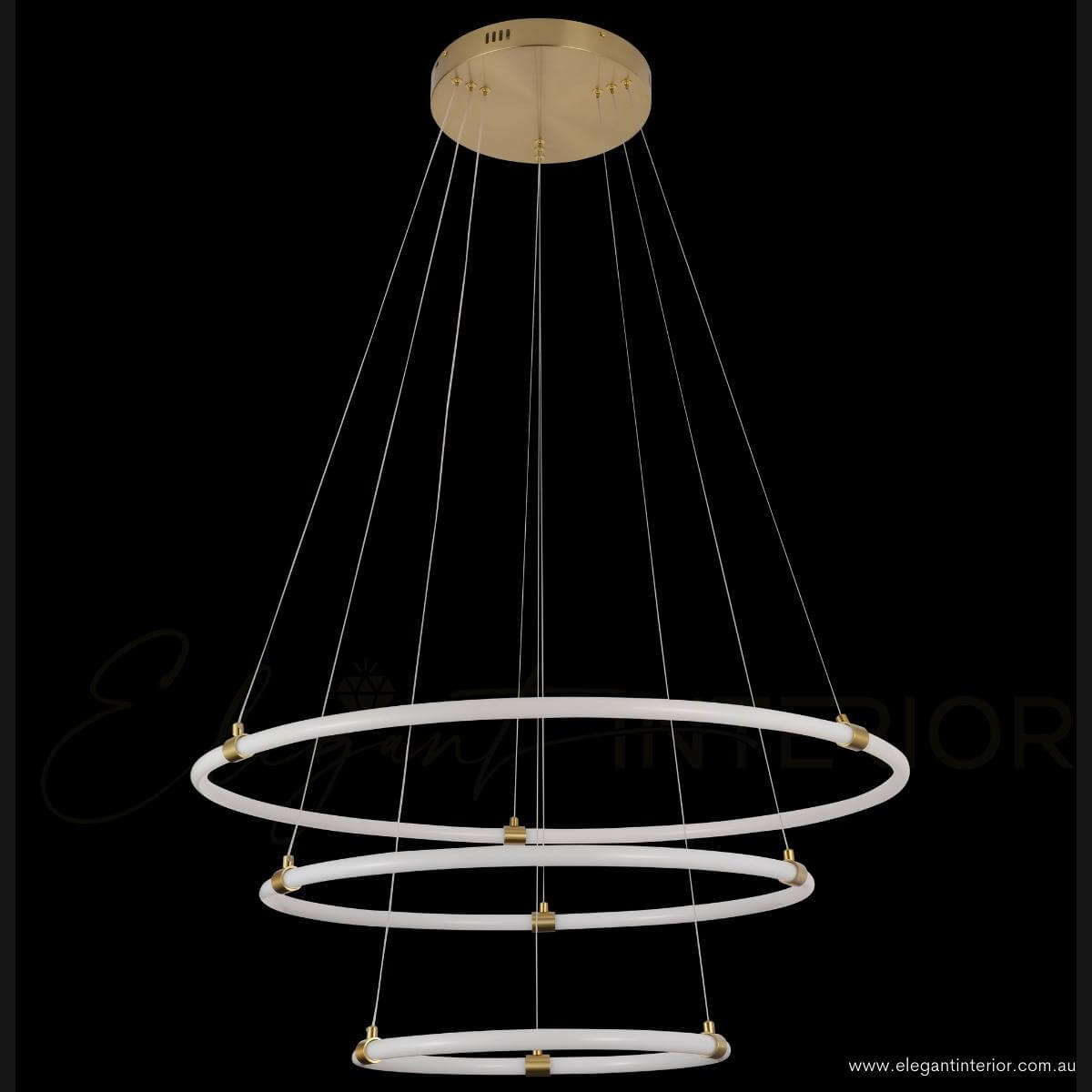 Multi-Ring Chandelier LED Light – Modern Elegance | Elegant Interior